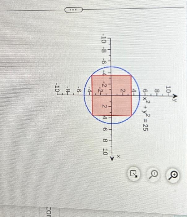 Solved find the area of the square in the figure | Chegg.com