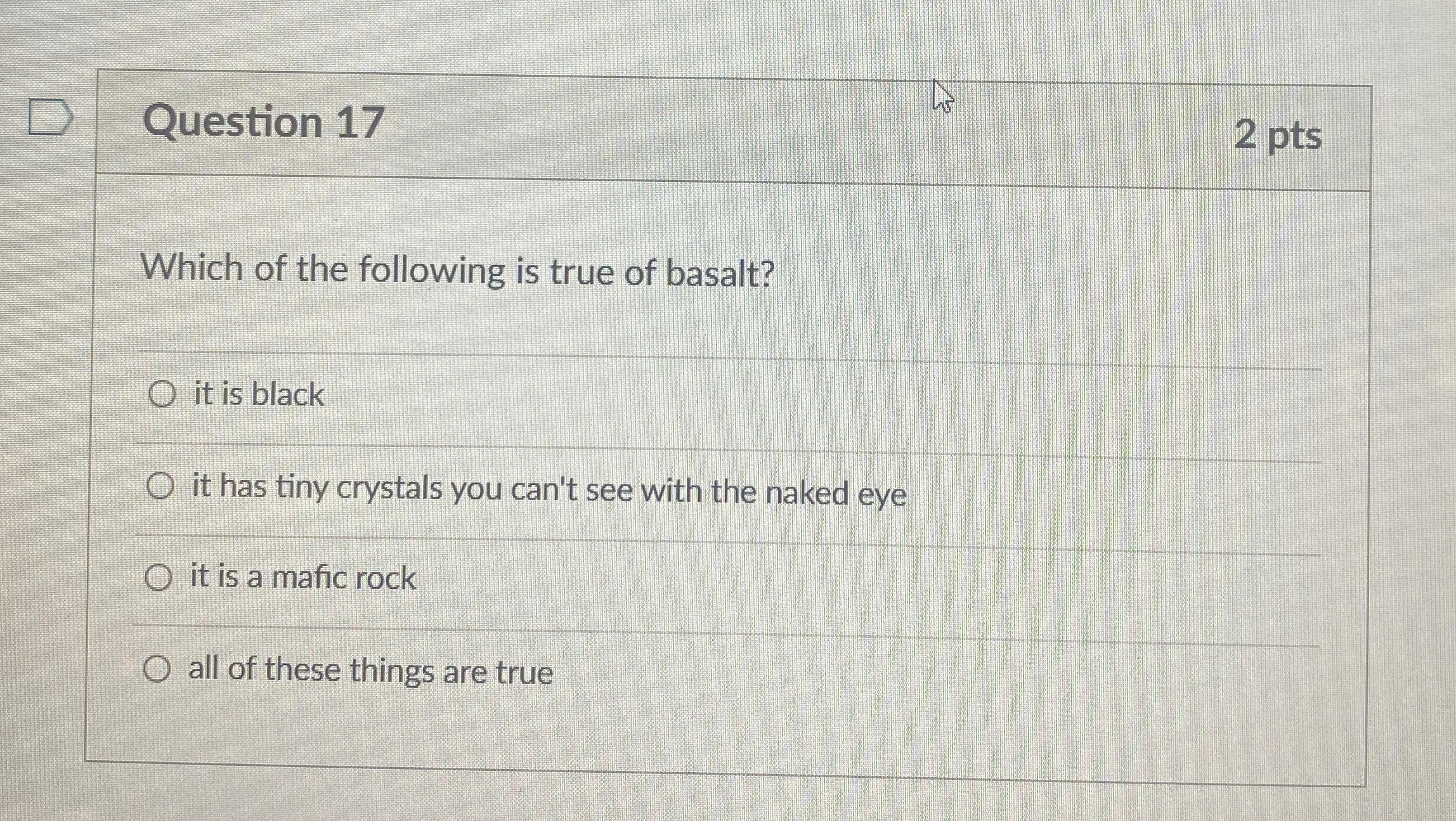 Solved Question 172 ﻿ptsWhich of the following is true of | Chegg.com