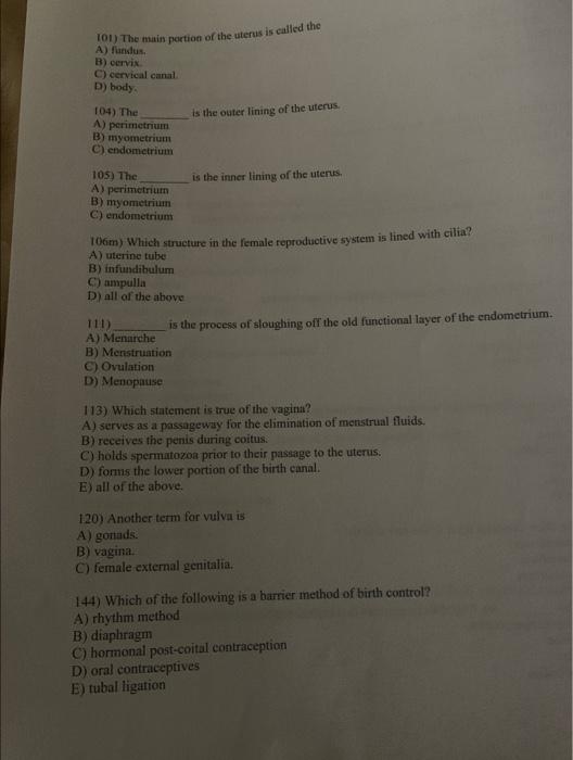 Solved 26) The functional unit of the kidney is the A) calyo | Chegg.com