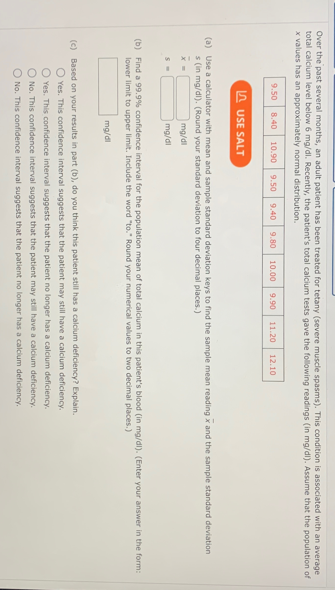 Solved Over the past several months, an adult patient has | Chegg.com