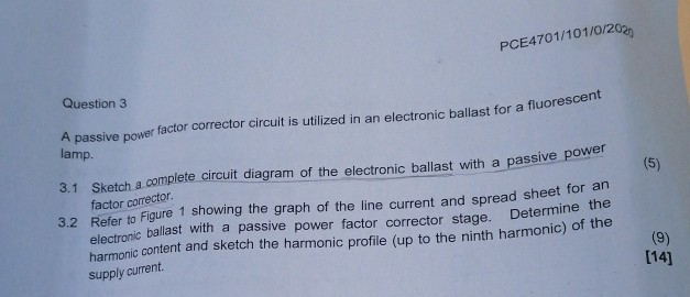 Solved 3.1 Sketch a complete circuit diagram of the | Chegg.com