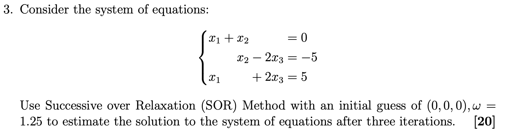 Solved Consider the system of | Chegg.com