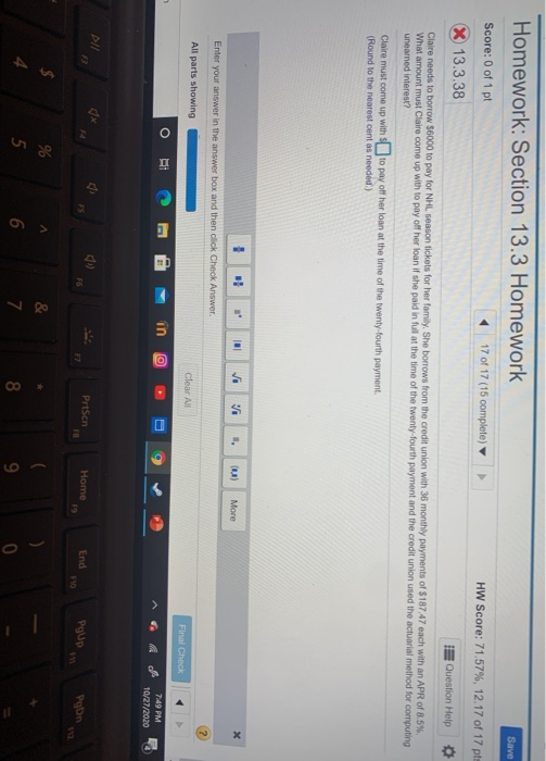 Solved Homework Section 13 3 Homework Save Score 0 Of 1 Pt