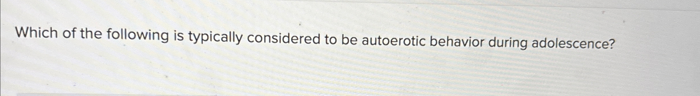 Solved Which of the following is typically considered to be | Chegg.com