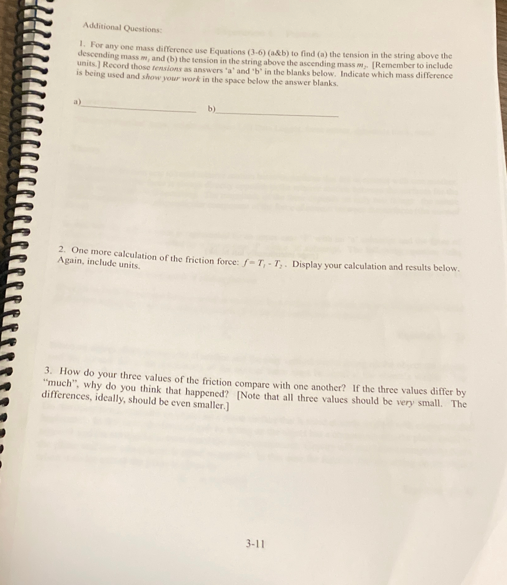 Additional Questions:For any one mass difference use | Chegg.com