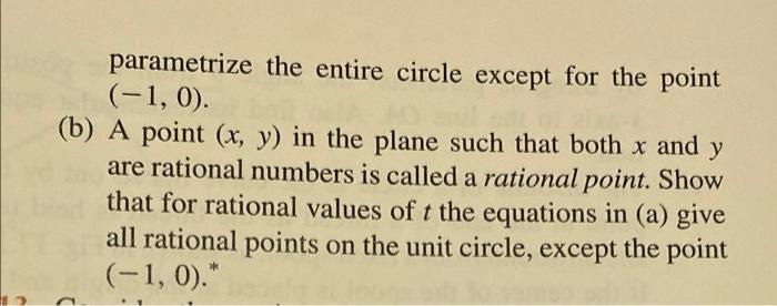 Solved id 12 We know by Example 3 that the unit circle x² + | Chegg.com