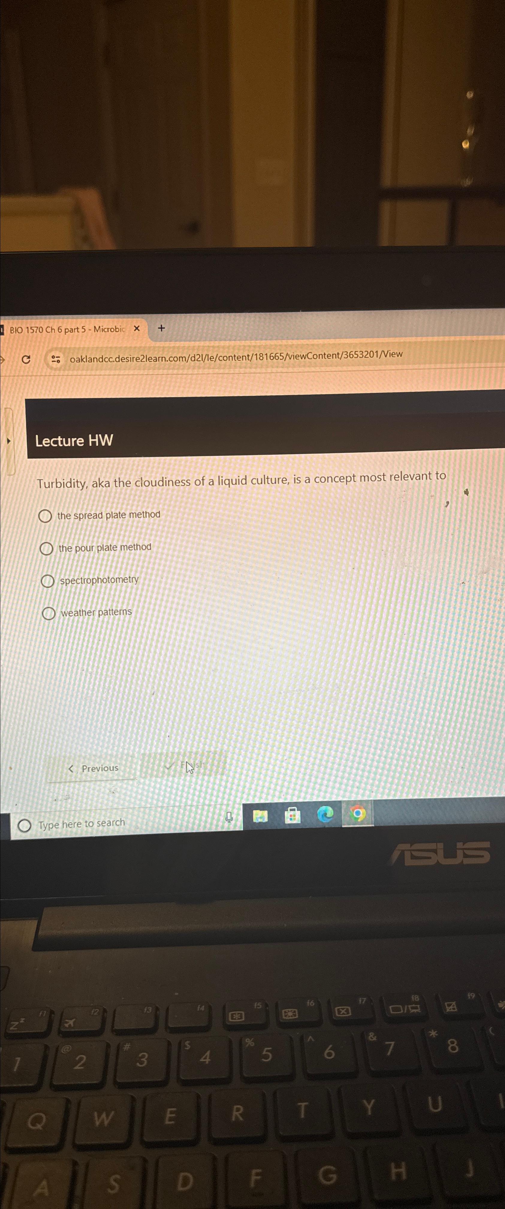 Solved Lecture HWTurbidity, aka the cloudiness of a liquid | Chegg.com
