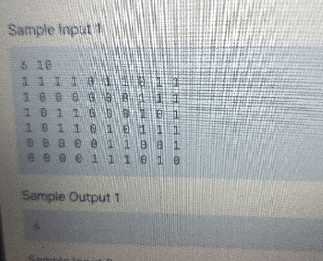 Solved You are given a rectangular binary matrix (contains | Chegg.com
