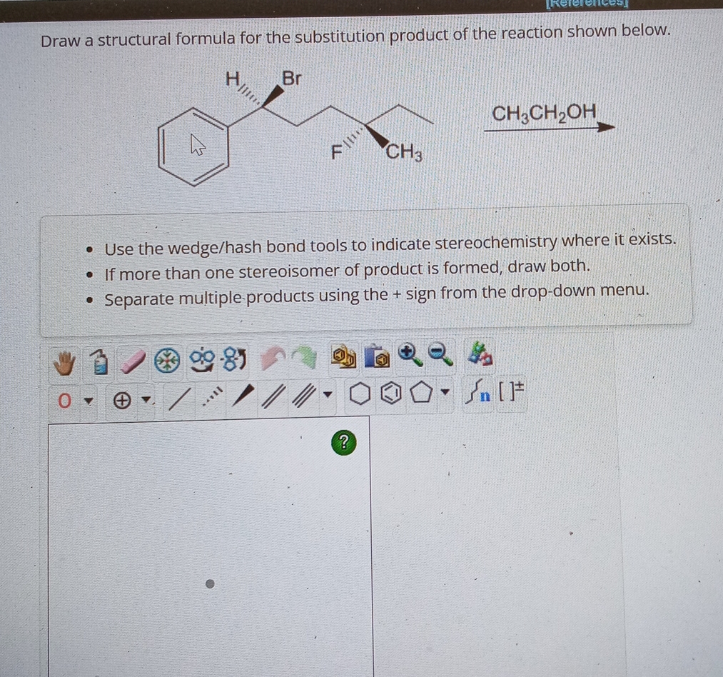Solved Draw a structural formula for the substitution | Chegg.com