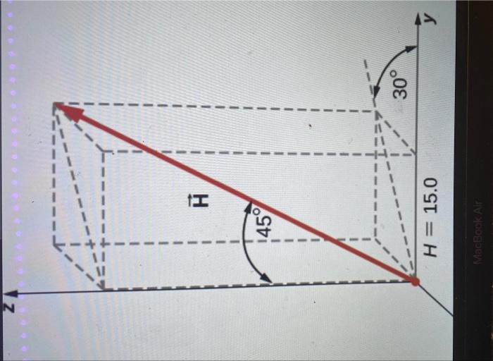Solved Find the components of the vector H below. Write H as | Chegg.com