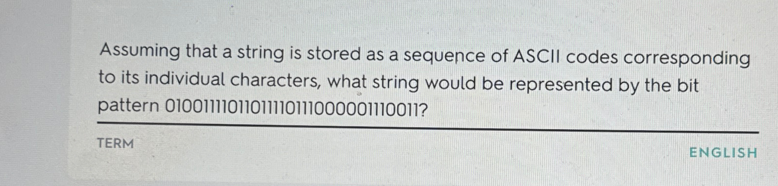 Solved Assuming that a string is stored as a sequence of | Chegg.com