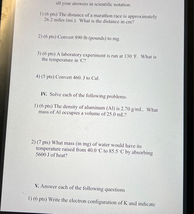 Solved Note: Please show all your work to get full credit. | Chegg.com