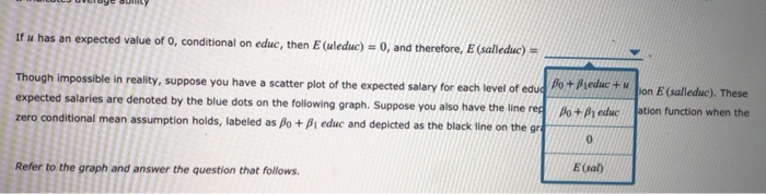 Solved 13. Assumption SLR.4 (Zero Conditional Mean) One | Chegg.com
