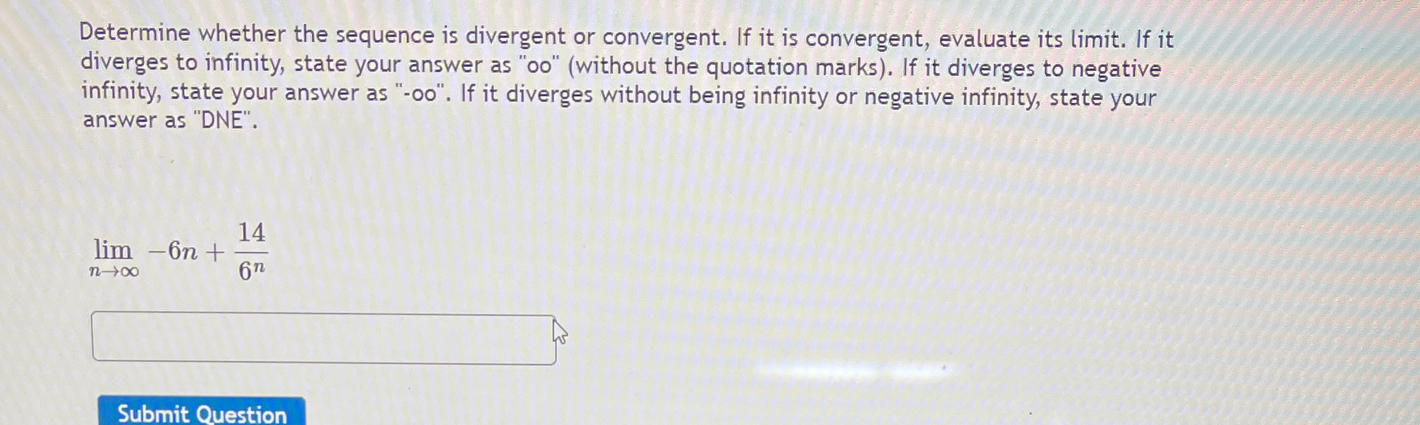 Solved Determine whether the sequence is divergent or | Chegg.com