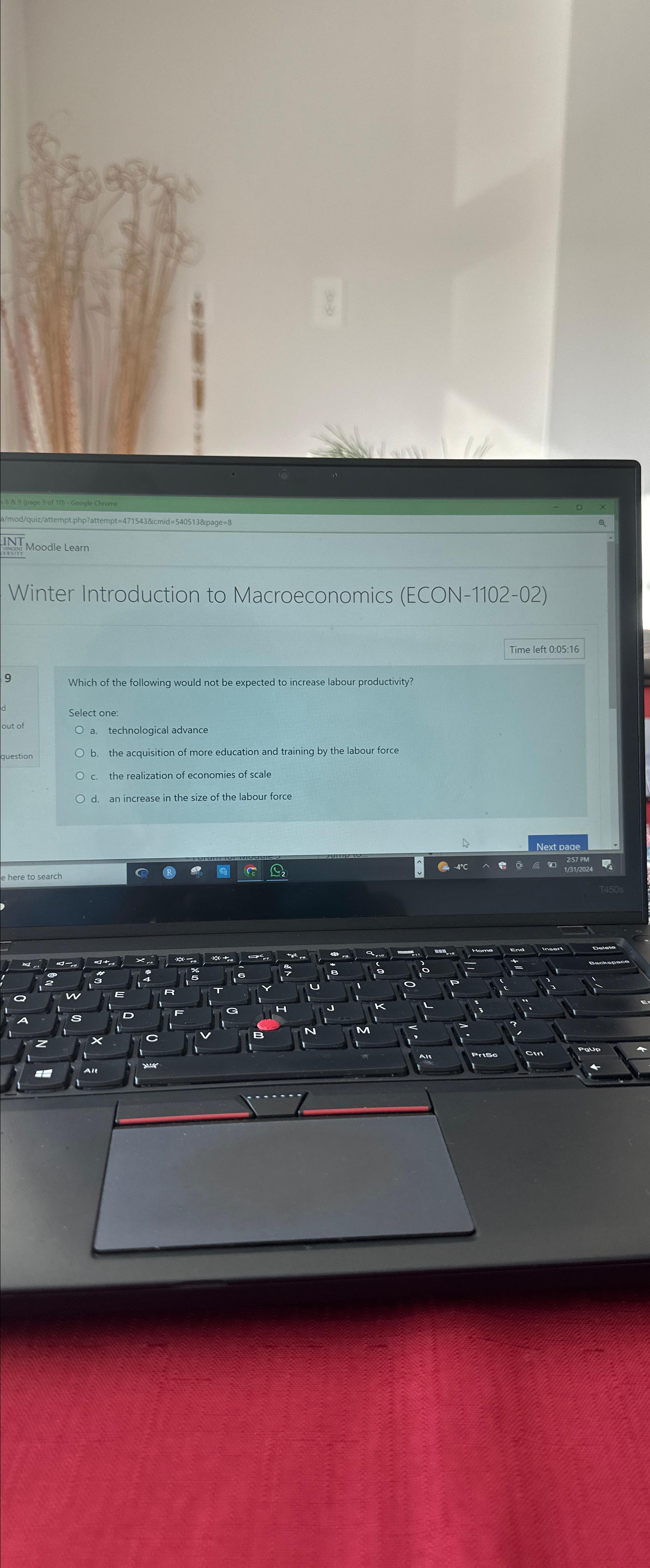 Solved Winter Introduction to Macroeconomics | Chegg.com