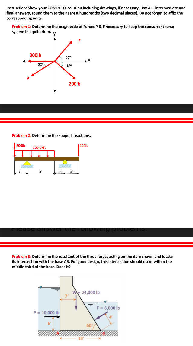 Solved Instruction: Show your COMPLETE solution including | Chegg.com