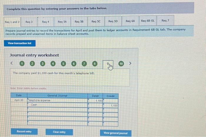 Solved Problem 3-5A (Algo) Applying the accounting cycle LO | Chegg.com