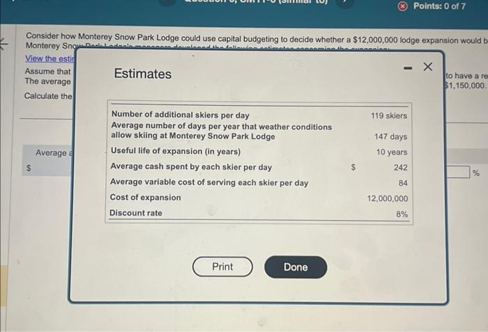 Solved Consider how Monterey Snow Park Lodge could use | Chegg.com