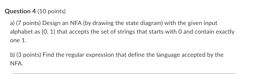 Solved please drawi it and answer both Question 4 (10 | Chegg.com