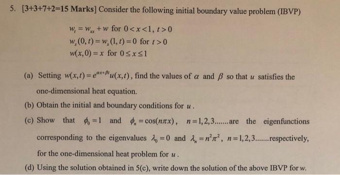Solved \\( [3+3+7+2=15 \\) Marks \\( ] \\) Consider the | Chegg.com