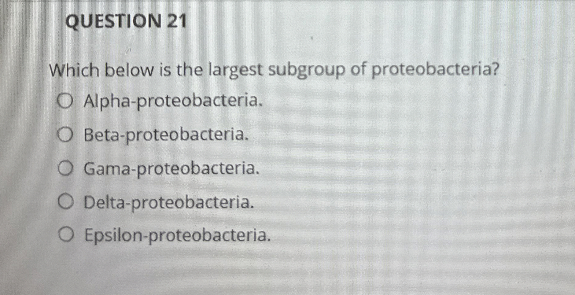 Solved QUESTION 21Which below is the largest subgroup of | Chegg.com