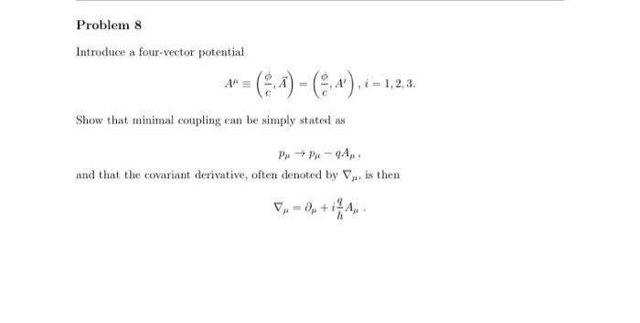 Solved Problem 5 Consider now a Lorentz transformation | Chegg.com