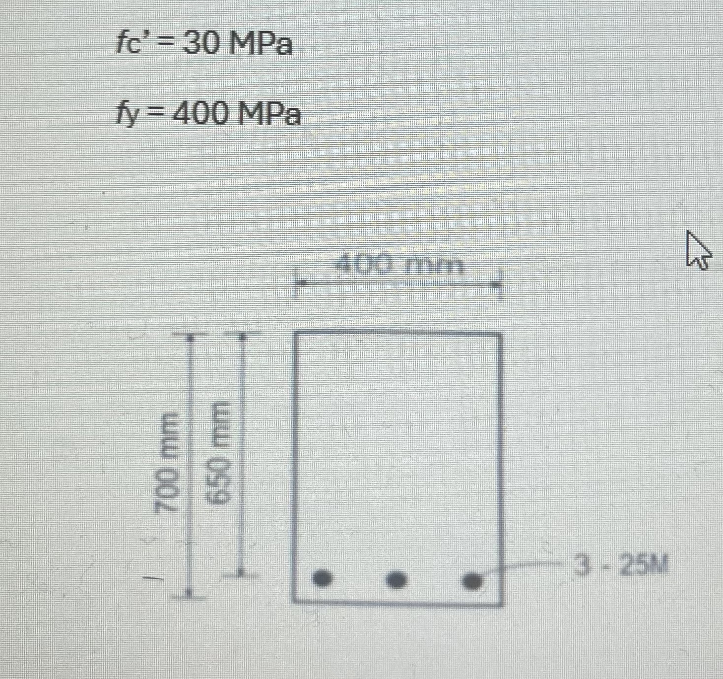 Solved Using a typical cross section of a reinforced | Chegg.com