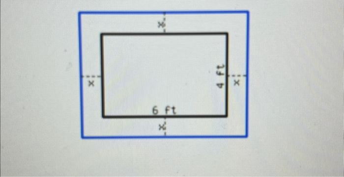 Solved There is a rectangular lot in the garden with 6 feet | Chegg.com