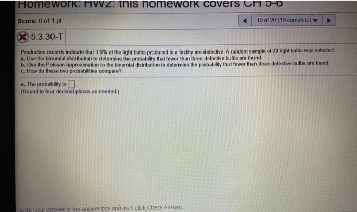 Solved Homework: HVZ: this homework covers CH 3-6 Score: 0 | Chegg.com