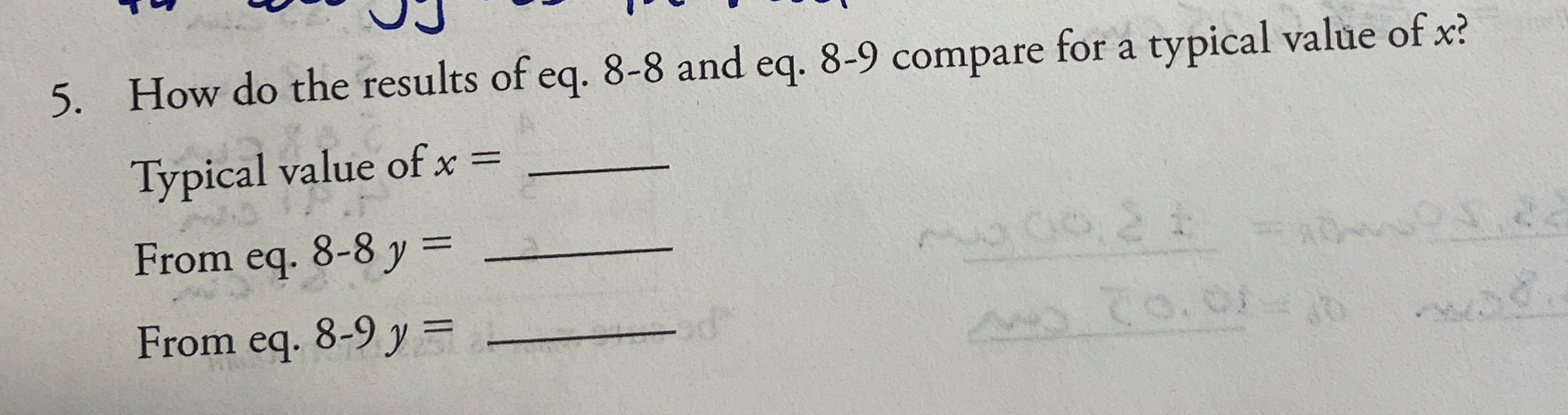 Solved How do the results of eq. 8-8 ﻿and eq. 8-9 ﻿compare | Chegg.com