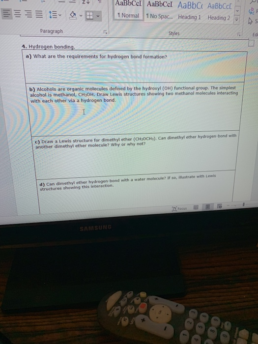 Solved - 11 AaBbccI AaBbccI AaBb C AaBbcc 1 Normal 1 No | Chegg.com