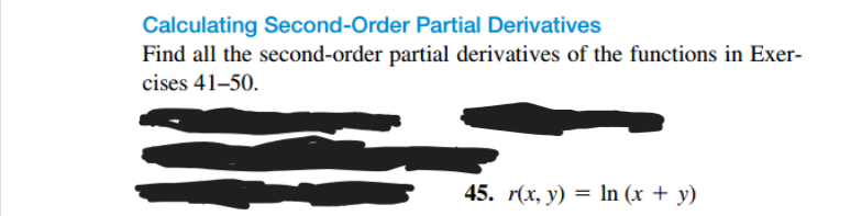 Solved Calculating Second-Order Partial DerivativesFind all | Chegg.com