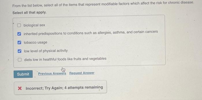 Solved From the list below, select all of the items that | Chegg.com