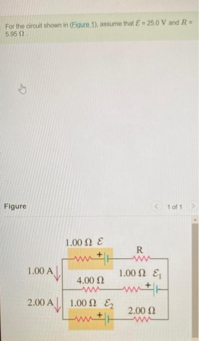 Solved For the circuit shown in (Figure 1), assume that E = | Chegg.com