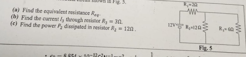 Solved (a) ﻿Find the equivalent resistance Req .(b) ﻿Find | Chegg.com