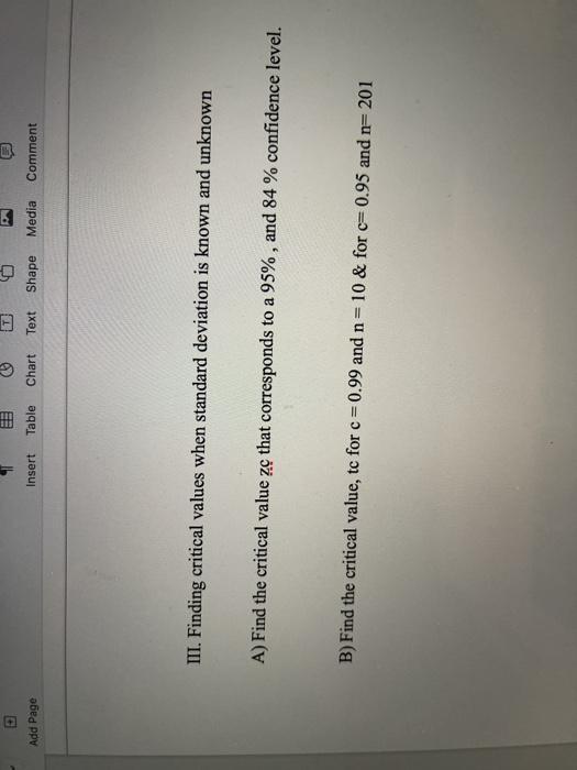 Solved T Add Page Insert Table Chart Text Shape Media | Chegg.com