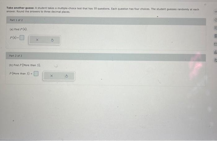 A binomial experiment has the given number of trials | Chegg.com