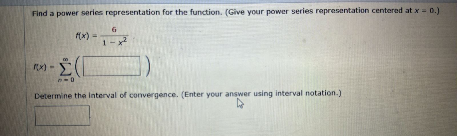 Solved Find a power series representation for the function. | Chegg.com