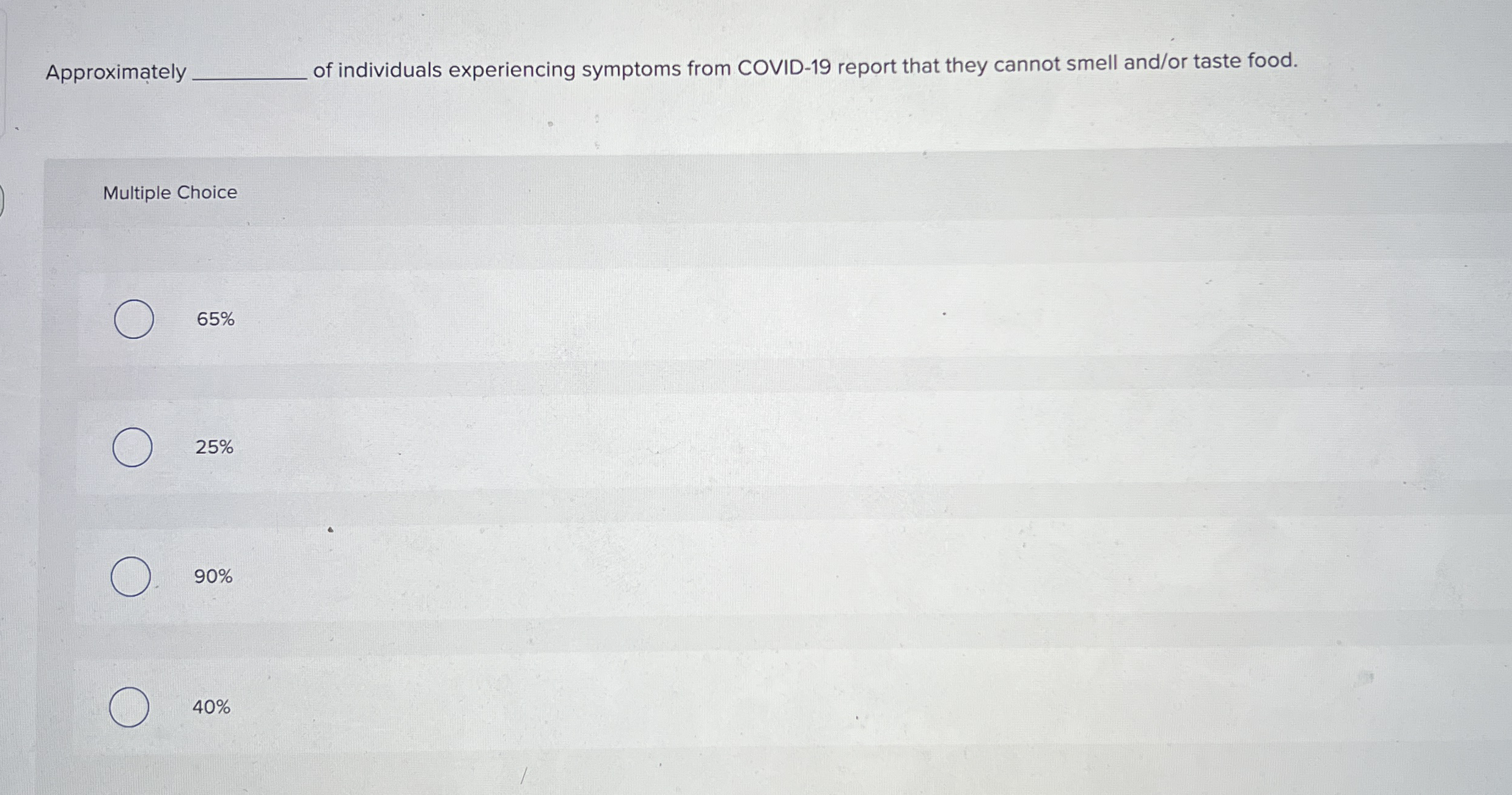 Solved Approximately q, ﻿of individuals experiencing | Chegg.com