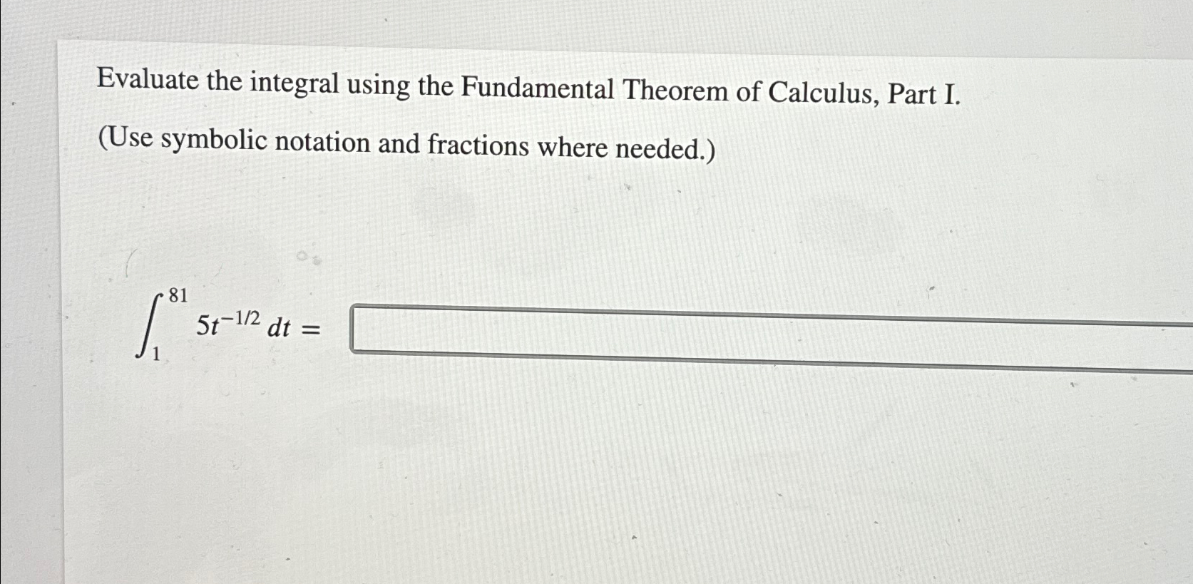 Solved Evaluate the integral using the Fundamental Theorem | Chegg.com