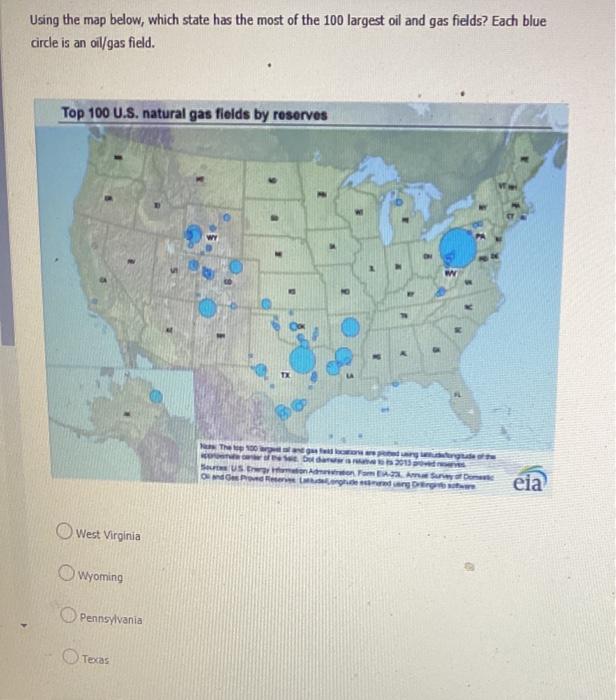Oil Fields Map In Usa