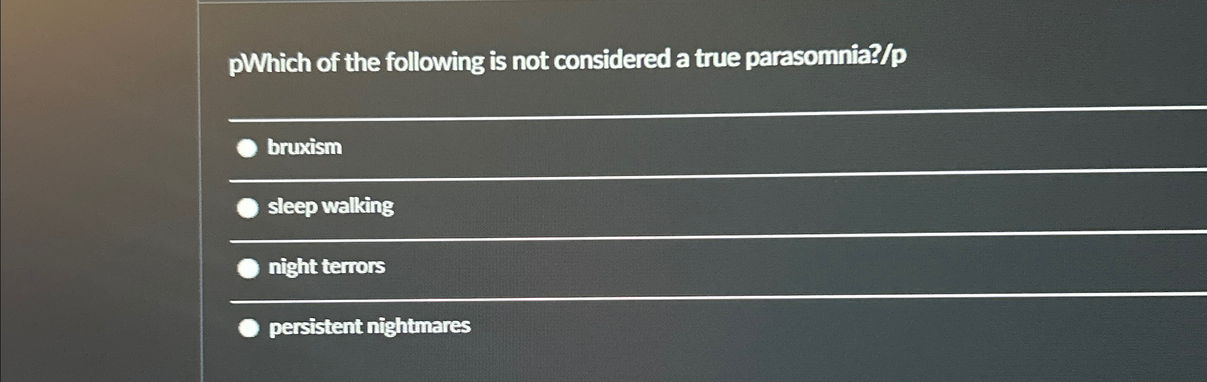 Solved pWhich of the following is not considered a true | Chegg.com