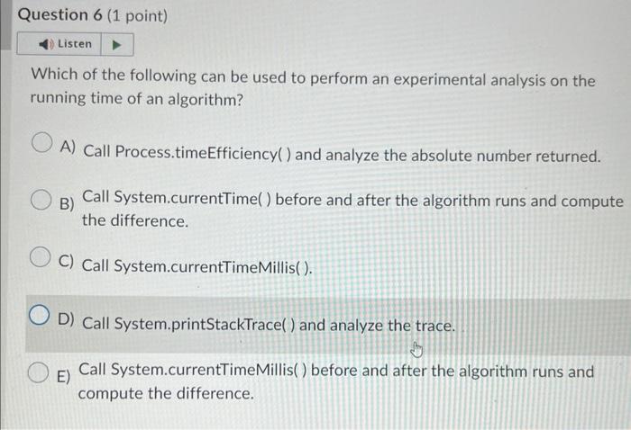 Solved Which of the following can be used to perform an | Chegg.com