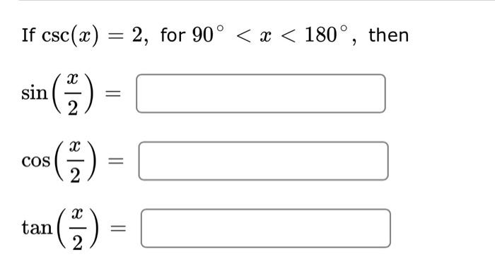 Solved Double Angle and Half Angle Identities If tanx=−512 | Chegg.com