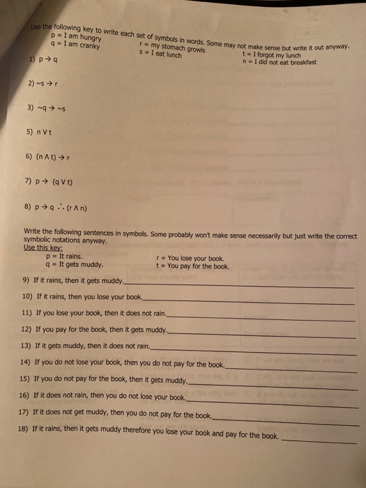 Solved HW 3.1 Geometry: Logic Statements Homework Name 1) | Chegg.com