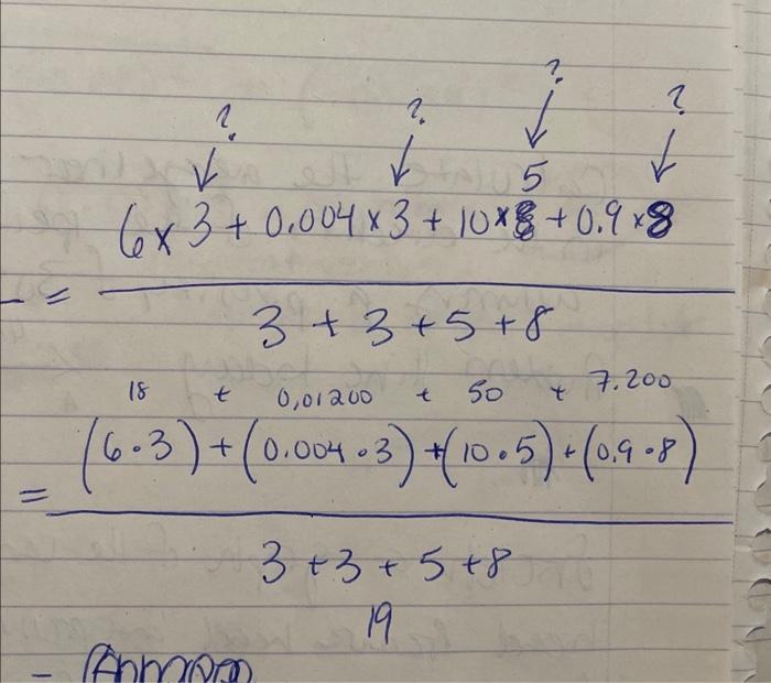 Solved i need to know how to get the values 3,5,8 please! | Chegg.com