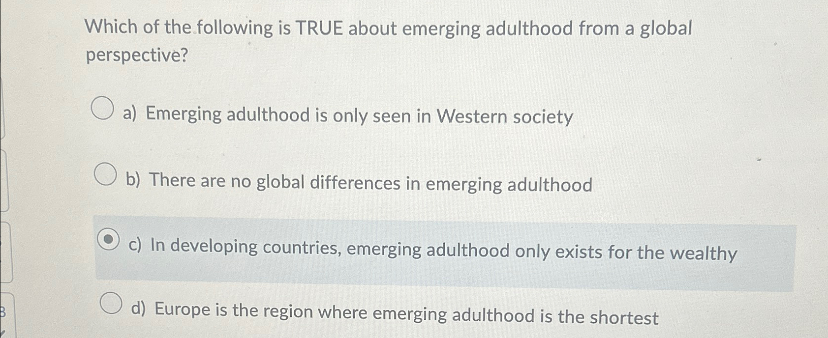 Solved Which of the following is TRUE about emerging | Chegg.com