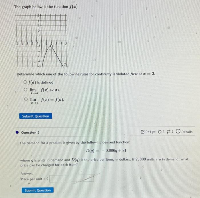Solved The graph below is the function f(x) $432 S Determine | Chegg.com