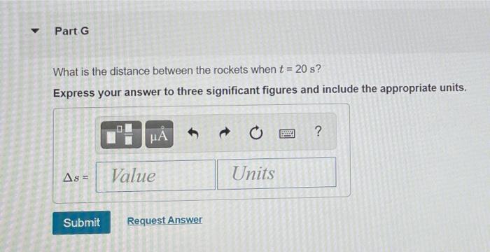 Solved Problem 12.37 Two rockets start from rest at the same | Chegg.com