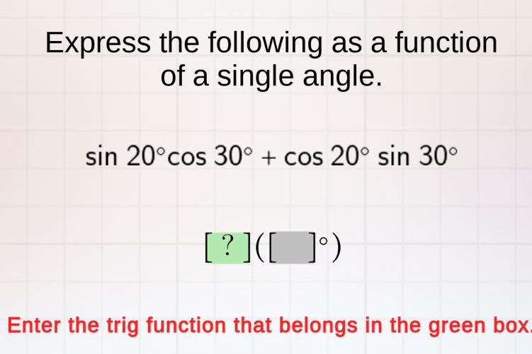 Solved Express the following as a function of a single | Chegg.com